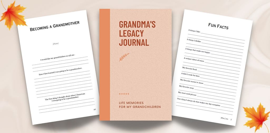 Grandparents’ Legacy Journal - Tools 4 Schools at Home